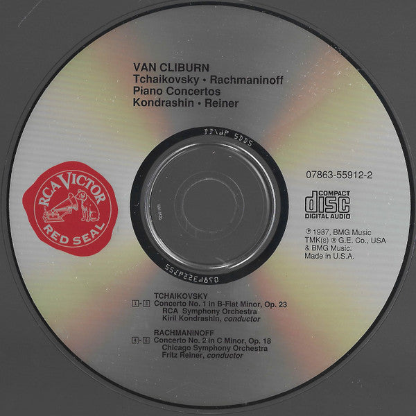 Buy Van Cliburn, Tchaikovsky* - Kondrashin* / RCA Symphony* / Rachmaninov* - Reiner* / Chicago ...