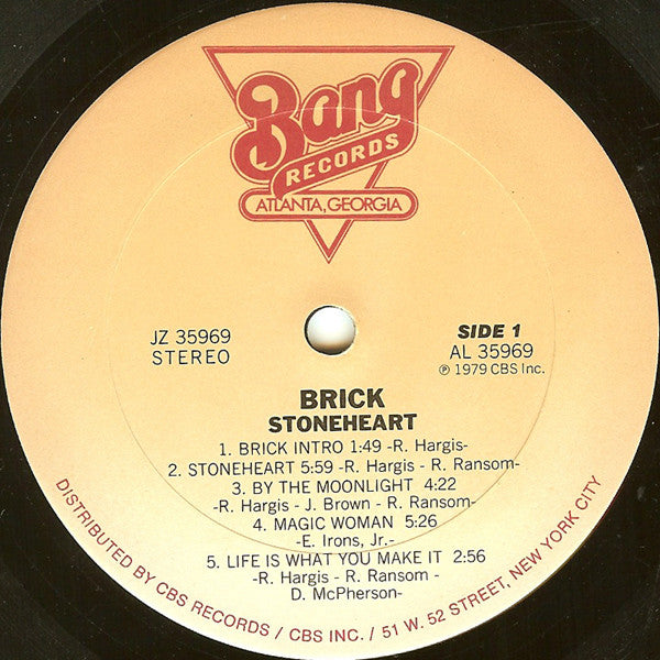 Buy Brick : Stoneheart (LP, Album) Online for a great price – Record Town TX