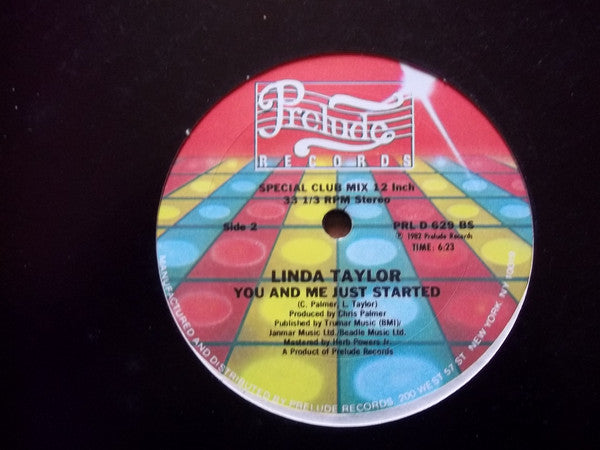 Buy Linda Taylor : You And Me Just Started (12") Online for a great price – Record Town TX