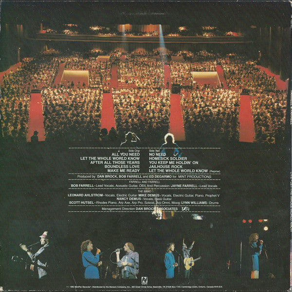 Buy Farrell & Farrell* : Let The Whole World Know • Live (LP, Album) Online for a great price ...
