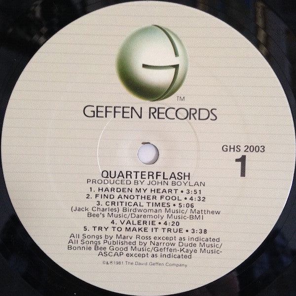 Buy Quarterflash : Quarterflash (LP, Album, All) Online for a great price – Record Town TX