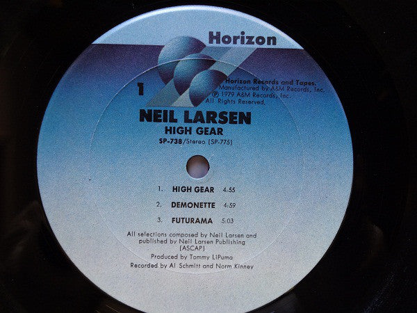 Buy Neil Larsen : High Gear (LP, Album, Ter) Online for a great price – Record Town TX