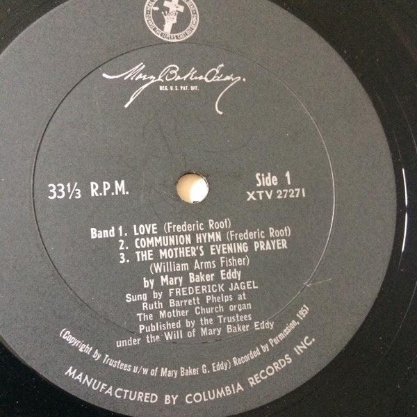 Buy Frederick Jagel, Ruth Barrett Phelps : Favorite Solo Settings To Poems By Mary Baker Eddy ...