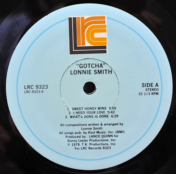Buy Lonnie Smith : Gotcha' (LP, Album) Online for a great price – Record Town TX