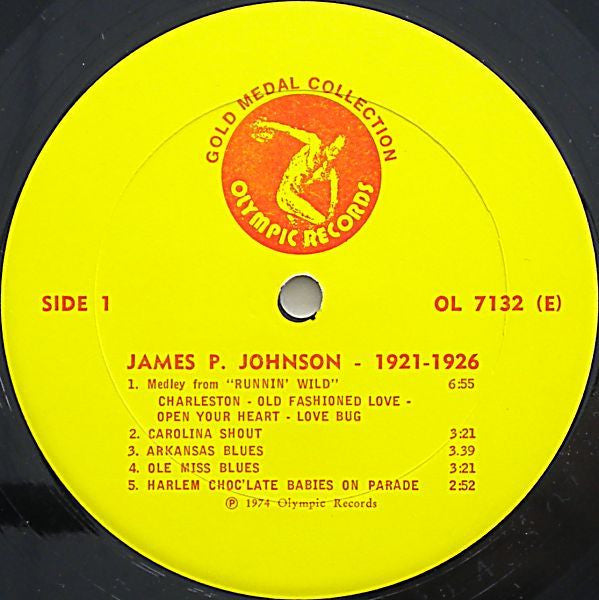 Buy James P. Johnson* : 1921-1926 (LP, Comp, Mono) Online for a great price – Record Town TX
