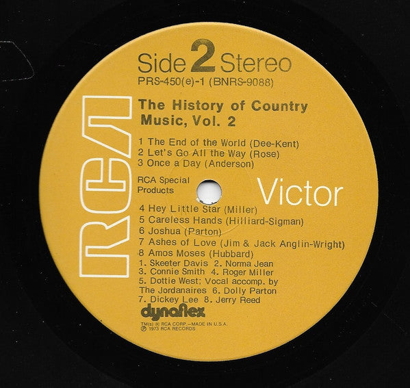 Buy Various : The History Of Country Music - Volume 2 (2xLP, Comp ...
