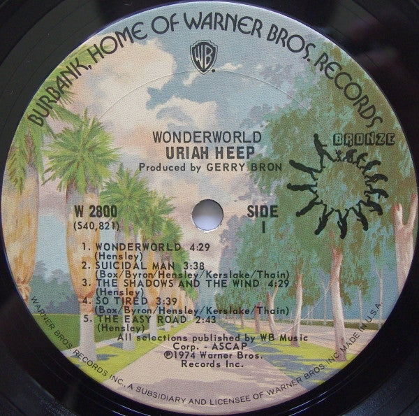 Buy Uriah Heep : Wonderworld (LP, Album, San) Online for a great price – Record Town TX