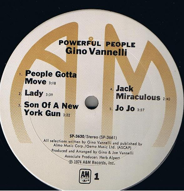 Buy Gino Vannelli : Powerful People (LP, Album) Online for a great price – Record Town TX