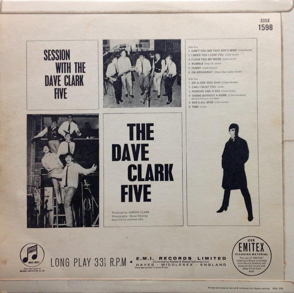 Kaufen Sie The Dave Clark Five : Session With The Dave Clark Five (LP, Album, Mono) online zu ...