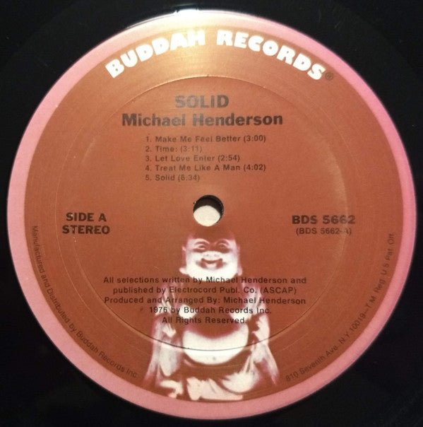 Buy Michael Henderson : Solid (LP, Album) Online for a great price – Record Town TX
