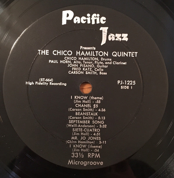 Buy The Chico Hamilton Quintet : Chico Hamilton Quintet (LP, Album, Mono) Online for a great ...