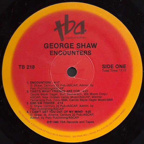 Buy George Shaw : Encounters (LP, Album) Online for a great price – Record Town TX