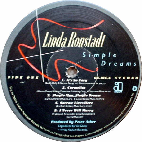 Linda Ronstadt Simple Dreams