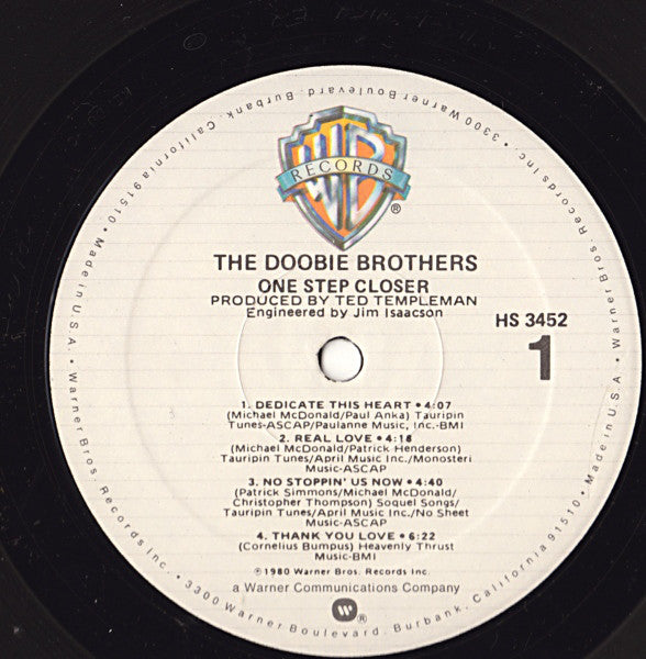 Buy The Doobie Brothers : One Step Closer (LP, Album, SRC) Online for a great price – Record Town TX