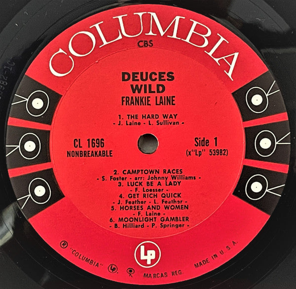 Buy Frankie Laine : Deuces Wild (LP, Album, Mono) Online for a great price – Record Town TX