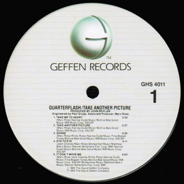 Buy Quarterflash : Take Another Picture (LP, Album, Win) Online for a great price – Record Town TX