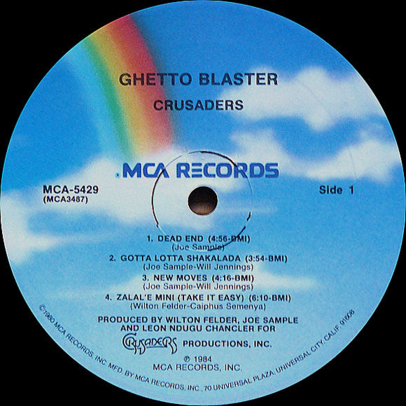 Buy Crusaders* : Ghetto Blaster (LP, Album, Pin) Online for a great price – Record Town TX
