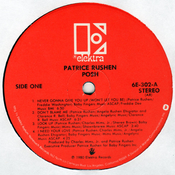 Buy Patrice Rushen : Posh (LP, Album, AR) Online for a great price – Record Town TX