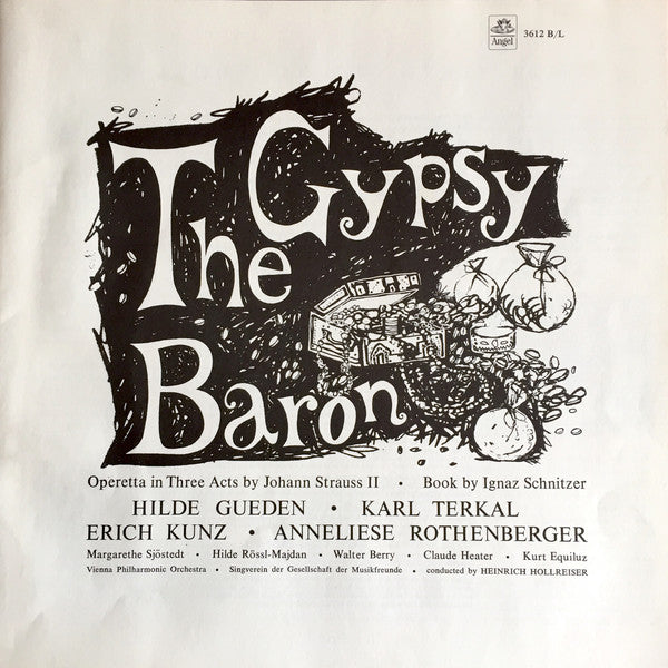 Buy Johann Strauss*, Heinrich Hollreiser : The Gypsy Baron (2xLP + Box ...