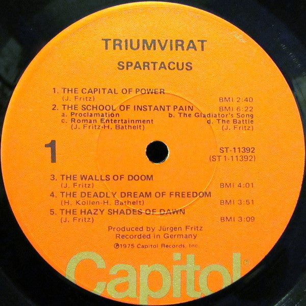 Buy Triumvirat : Spartacus (LP, Album, Los) Online for a great price ...