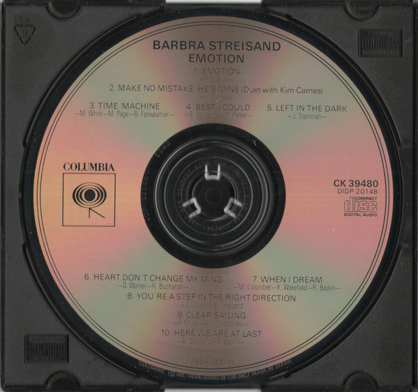 Buy Barbra* : Emotion (CD, Album) Online for a great price – Record Town TX