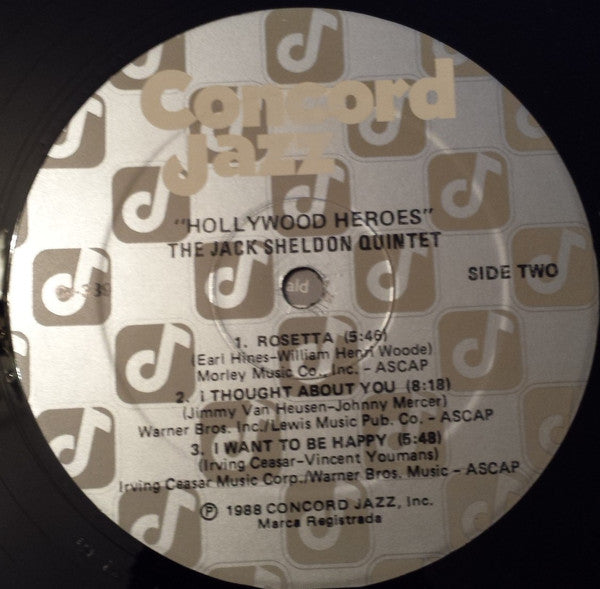 Buy The Jack Sheldon Quintet* : Hollywood Heroes (LP, Album) Online for ...