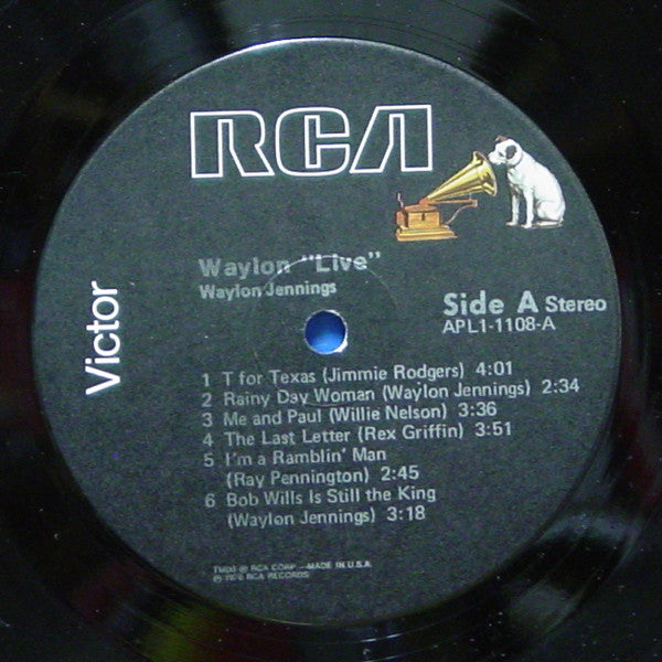 Buy Waylon Jennings : Waylon Live (LP, Album, Ind) Online for a great ...