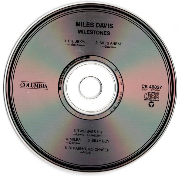 Buy Miles Davis : Milestones (CD, Album, RE, RM, RP) Online for a great ...