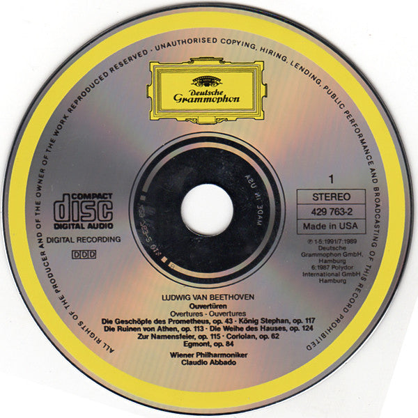 Buy Ludwig van Beethoven, Wiener Philharmoniker, Claudio Abbado : Die ...