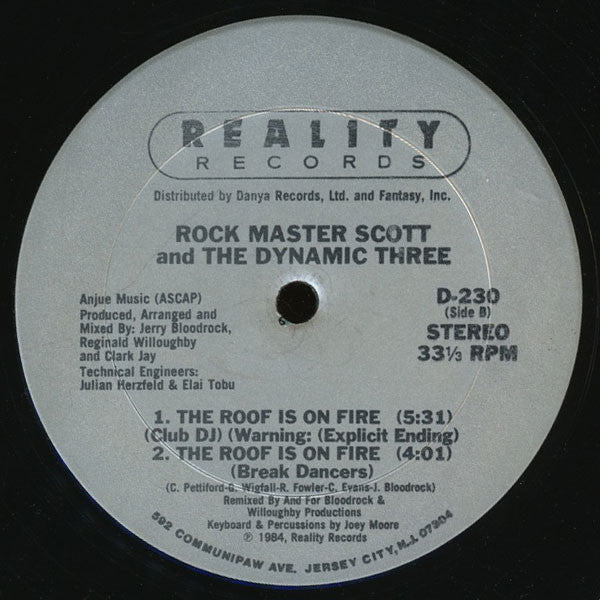 Buy Rock Master Scott And The Dynamic Three : Request Line / The Roof ...
