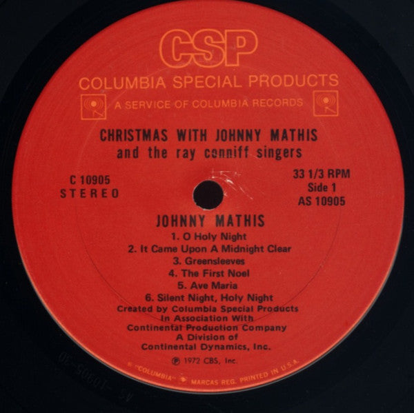 Buy Johnny Mathis -- The Ray Conniff Singers* : Christmas With Johnny ...