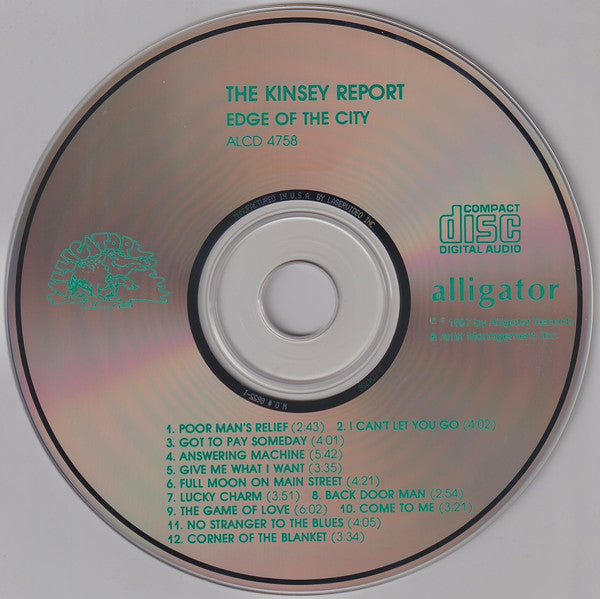 Buy The Kinsey Report : Edge Of The City (CD, Album) Online for a great ...