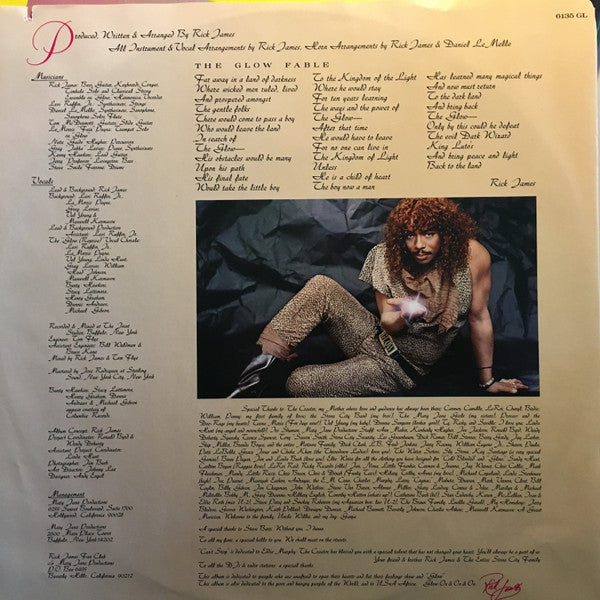 Buy Rick James : Glow (LP, Album) Online for a great price – Record Town TX