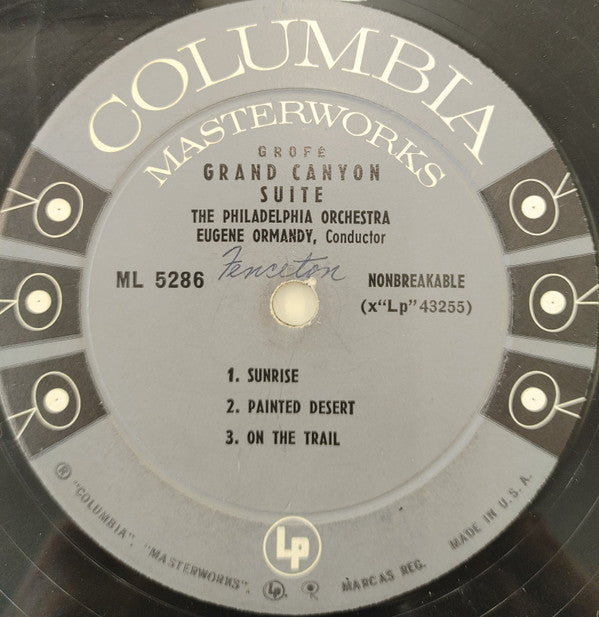 Buy Grofé*, Eugene Ormandy / The Philadelphia Orchestra : Grand Canyon ...