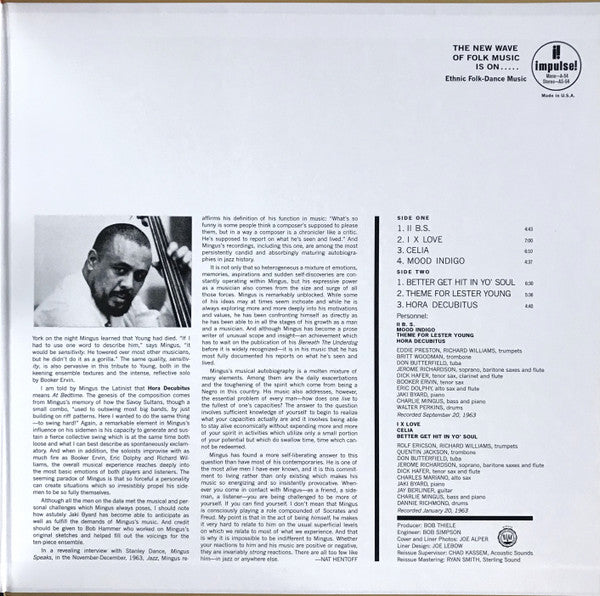 Buy Charles Mingus : Mingus Mingus Mingus Mingus Mingus (LP, Album, RE ...