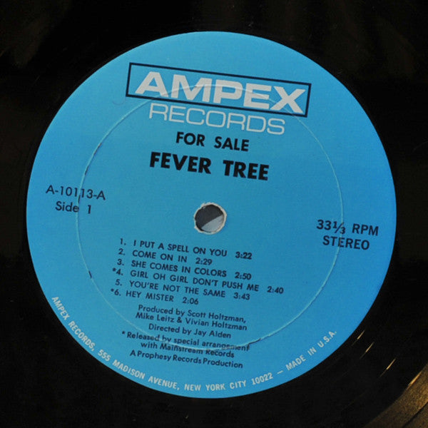Buy Fever Tree : For Sale (LP, Album, Mon) Online for a great price ...