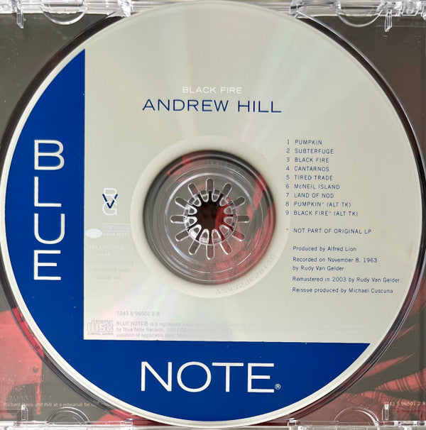 Buy Andrew Hill : Black Fire (CD, Album, RE, RM, EMI) Online for a ...