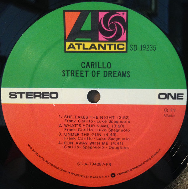 Buy Carillo : Street Of Dreams (LP, Album) Online for a great price ...