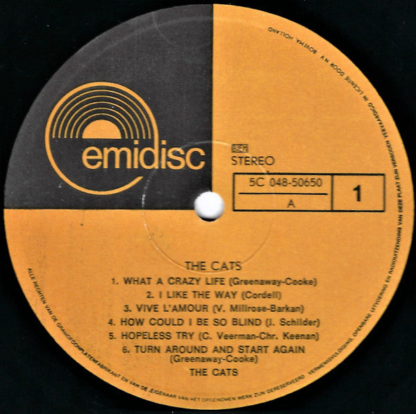 Buy The Cats : The Cats (LP, Comp) Online for a great price – Record ...