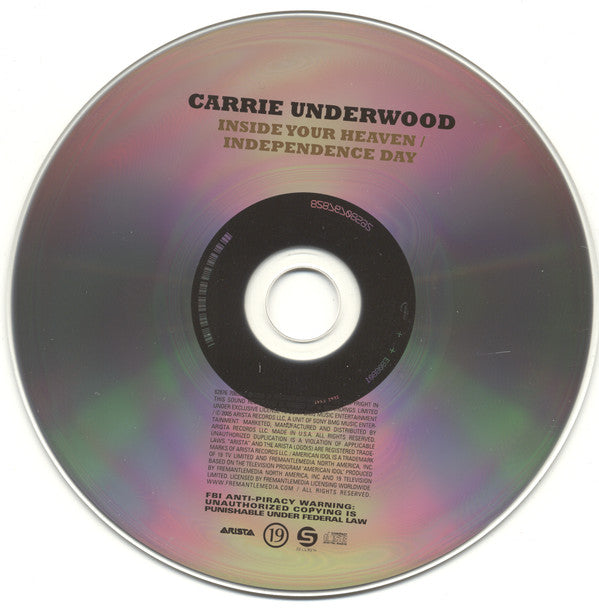 Buy Carrie Underwood : Inside Your Heaven / Independence Day (CD ...