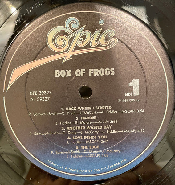 Buy Box Of Frogs : Box Of Frogs (LP, Album, Pit) Online for a great ...