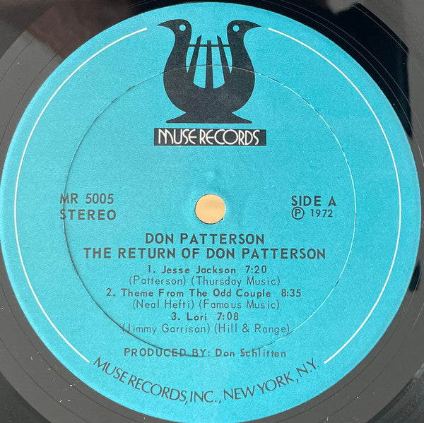 Buy Don Patterson : The Return Of Don Patterson (LP, Album) Online for ...