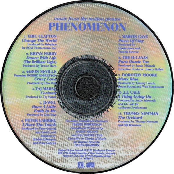 Buy Various : Music From The Motion Picture Phenomenon (CD, Album, Comp ...