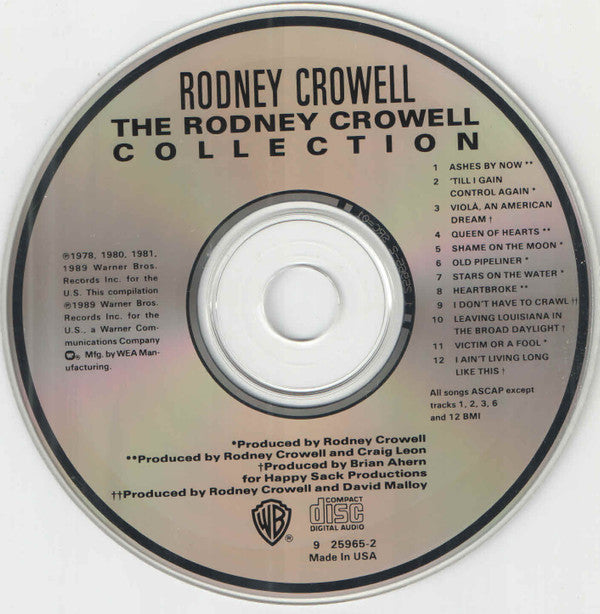 Buy Rodney Crowell : The Rodney Crowell Collection (CD, Comp) Online ...
