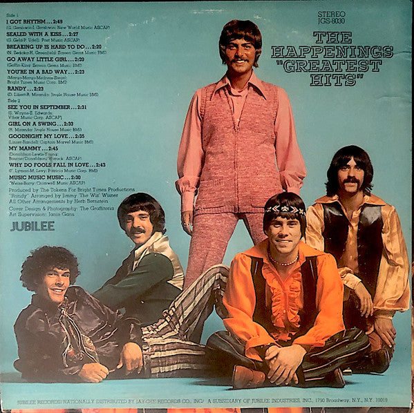 Buy The Happenings : "Greatest Hits" (LP, Comp, RE) Online for a great ...