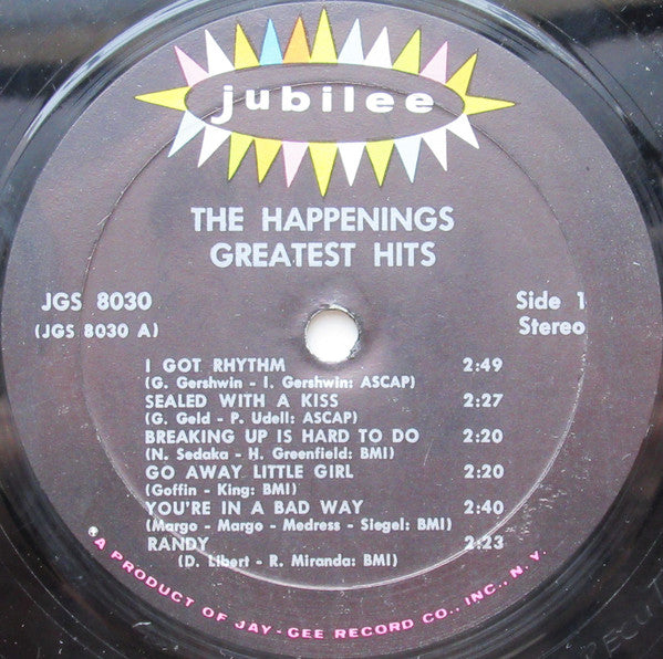 Buy The Happenings : "Greatest Hits" (LP, Comp, RE) Online for a great ...