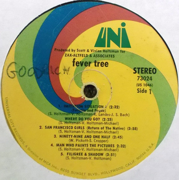 Buy Fever Tree : Fever Tree (LP, Album, Glo) Online for a great price ...