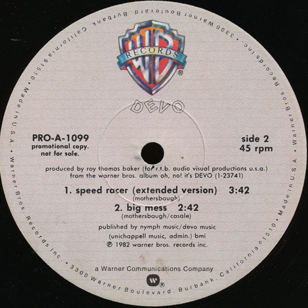 Buy Devo : That's Good (12", Promo) Online for a great price – Record ...