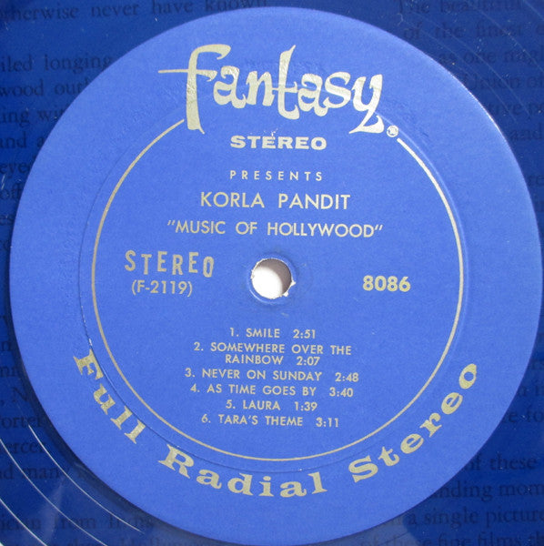 Buy Korla Pandit : Music Of Hollywood (LP, Album, Blu) Online for a ...