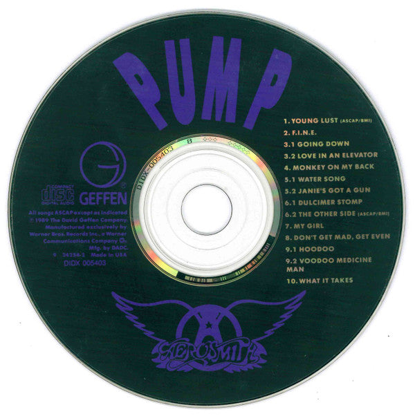Buy Aerosmith : Pump (CD, Album) Online for a great price – Record Town TX
